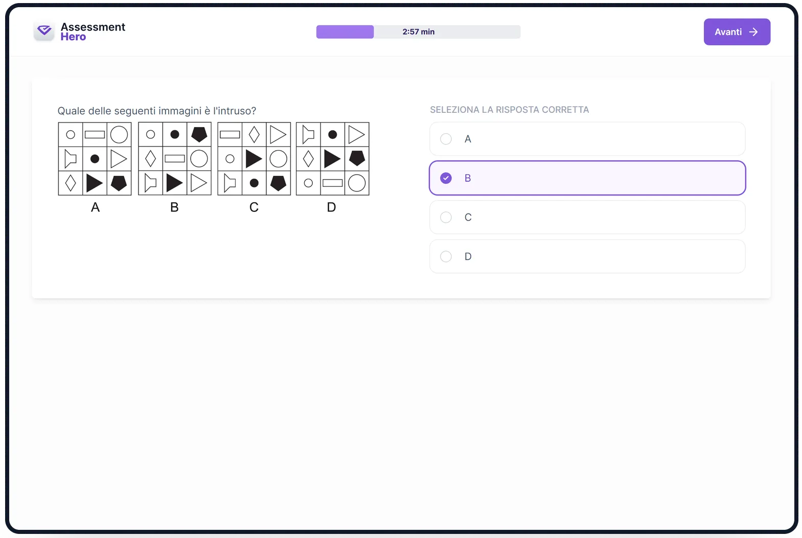 Abstract Reasoning Test online - Valutazione delle competenze